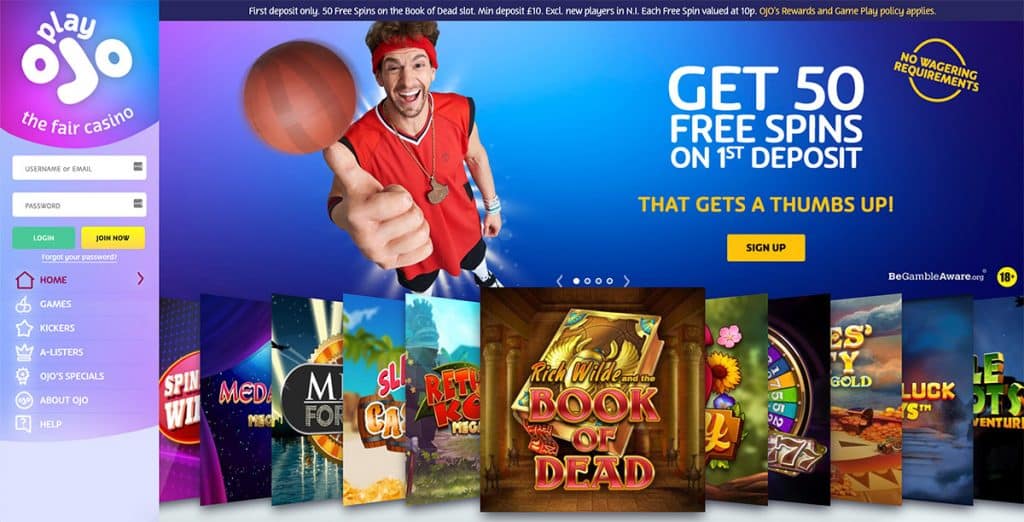 PlayOJO Online Casino Evaluation ⋆ CasinoChap. com
